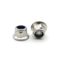 China M12 Nylon Insert Lock Nuts DIN 6926 A4-80 316L Stainless Steel Hex Flange Nut for sale