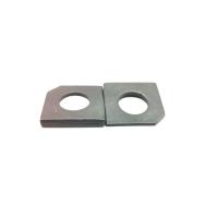 China Slot Section Square Taper Washers Leveling Black Oxide Stainless Steel Washers for sale