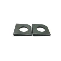 China Slot Section Square Taper Washers Leveling Black Oxide Stainless Steel Washers for sale