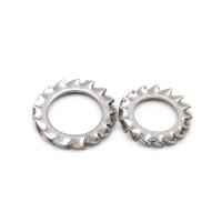 China DIN6798 Type A Spring Steel Washers Stainless Steel 304 Serrated External Tooth Lock Washer for sale