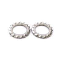 China DIN6798 Type A Spring Steel Washers Stainless Steel 304 Serrated External Tooth Lock Washer for sale