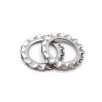 China DIN6798 Type A Spring Steel Washers Stainless Steel 304 Serrated External Tooth Lock Washer for sale