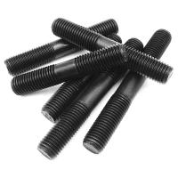 China Black Oxide m8 80mm Double End Stud Threaded Rod Setup Grade 5 Steel for sale