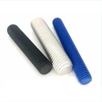 China Alloy Steel  Blue Stud Threaded Rod Bolts with Nut and Washers PTFE for sale