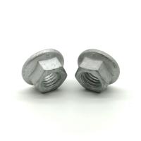 China ISO4161 Metric Grade 8 Serrated Hex Flange Lock Nuts Geomet Steel for sale
