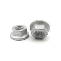 China ISO4161 Metric Grade 8 Serrated Hex Flange Lock Nuts Geomet Steel for sale
