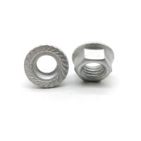 China Dacromet Class 10 Din6923 Hexagon Flange Nut Medium Carbon Steel for sale