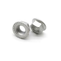 China Dacromet Class 10 Din6923 Hexagon Flange Nut Medium Carbon Steel for sale