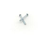 China Iso 7045 Specification Grade 4.8 Partially Threaded Cross Pan Head Metal Screw Zinc Plated Steel for sale