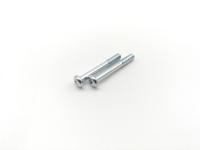 China Iso 7045 Specification Grade 4.8 Partially Threaded Cross Pan Head Metal Screw Zinc Plated Steel for sale