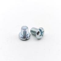 China ASME B18 6.3 Steel Machine Screws Pan Head Combination Phillips Slotted Machine Screws for sale