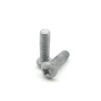 China Hot Dip Galvanized Steel Machine Screws DIN7985 Cross Recessed Pan Head Machine Screw for sale