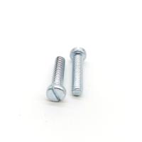 China Fillister Slotted Cheese Head Steel Machine Screws Zinc Plated M1.6 M2 M2.5 for sale