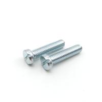 China Fillister Slotted Cheese Head Steel Machine Screws Zinc Plated M1.6 M2 M2.5 for sale