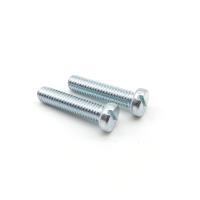 China Fillister Slotted Cheese Head Steel Machine Screws Zinc Plated M1.6 M2 M2.5 for sale