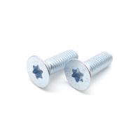 China ISO14581 Countersunk Head Screws Alloy Steel Class 10.9 Zinc Plated Torx for sale