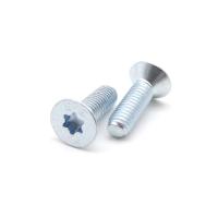 China ISO14581 Countersunk Head Screws Alloy Steel Class 10.9 Zinc Plated Torx for sale
