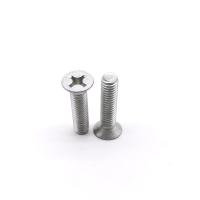China Mild Steel Phillips Flat Head Stainless Steel Machine Screws Dacromet for sale