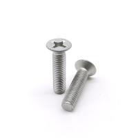 China Mild Steel Phillips Flat Head Stainless Steel Machine Screws Dacromet for sale