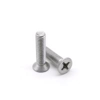 China Mild Steel Phillips Flat Head Stainless Steel Machine Screws Dacromet for sale
