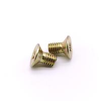 China Yellow Zinc Type Z Steel Machine Screws Stainless Steel Flat Head Phillips Machine Screws for sale