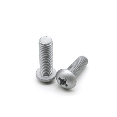 China Zinc Aluminium Flake Coating Cross Recessed Pan Head Screw GB818 ISO7045 for sale