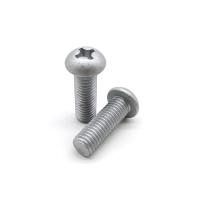 China Zinc Aluminium Flake Coating Cross Recessed Pan Head Screw GB818 ISO7045 for sale