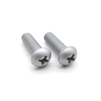China Zinc Aluminium Flake Coating Cross Recessed Pan Head Screw GB818 ISO7045 for sale