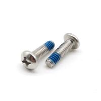 China 304 Stainless Steel Phillips Pan Head Machine Screw DIN 7985 Thread Glue Lock for sale