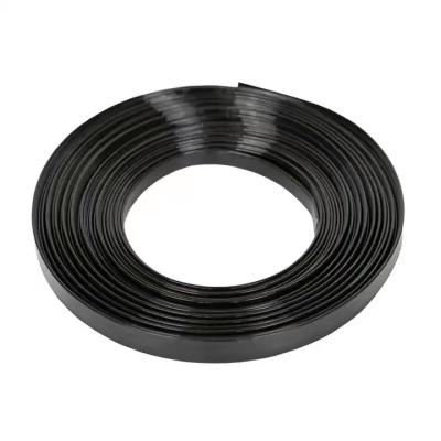 China Aluminum ABS Plastic Letter Trim Cap Black Channel Letter Coil 1 Inch Width 40 Meter Length for sale