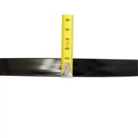 China Aluminum ABS Plastic Letter Trim Cap Black Channel Letter Coil 1 Inch Width 40 Meter Length for sale