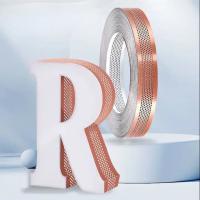 China Trimless Channel Letter Coil 10cm 12cm 14cm Width 0.6mm Thickness Aluminum Trim Cap for Signage for sale