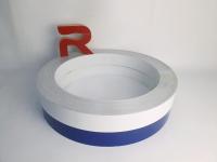 China Aluminium Trim Cap Outdoor No Edge Advertising Channel Letter 0.6mm 0.8mm 1.0mm Thickness for sale