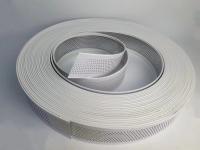 China 50M Aluminum Trim Cap Roll Brushed Silver 76mm Channel Letter Sign Trim Coil for sale