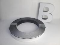 China Aluminum PVC Trimless Channel Letter Coil 4-14cm Width 0.6-1.0mm Thickness for LED Signs for sale