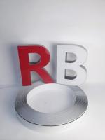 China 30m Aluminum PVC Channel Letter Trim Cap 4-14cm Width for Indoor Outdoor Signage for sale