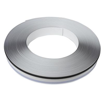 China Waterproof Brushed Channelume Aluminum Alloy 50 Meter Trim Cap Roll for LED Signs for sale