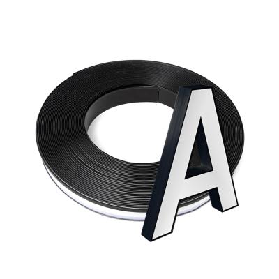 China Customized Channelume Aluminum Trim Cap 5cm-13cm Width 0.4mm-0.5mm Thickness 50m Roll for sale