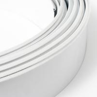 China 0.6mm 1.0mm Fold Edge Channel Letter Coil Coated Aluminum Trim Cap for Signage for sale