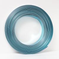 China 900mm Aluminum Channel Letter Coil Blue Trim Cap Signage 100m Roll 0.6mm for sale