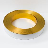 China Customizable Aluminum Channel Letter Trim Cap 100m Roll 0.6-1.0mm Fold Edge for sale