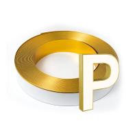China Aluminum Channel Letter Trim Cap 100m Roll 0.6mm 0.8mm 1.0mm for Signage for sale