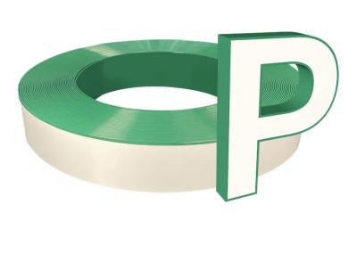 China Green Coated Aluminum Channel Letter Coil 0.6mm 100m Roll for 3D Signage for sale