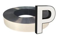 China Chinaron Outdoor Advertising LED Channel Letter Coil 0.6mm 50M Roll Silver for sale