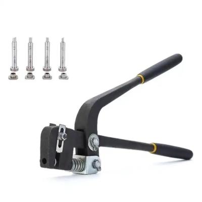 China Metal Channel Letter Hole Punch Pliers 5 Interchangeable Dies 0-1.5mm Thickness for sale