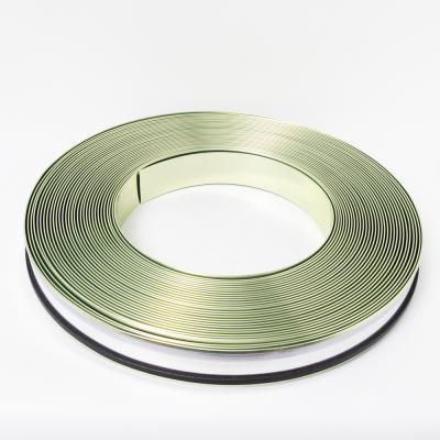 China Aluminum Channel Letter Trim Cap 0.5mm Thickness 50m Roll for 3D Sign Edge for sale