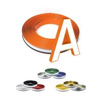 China Polyester Coated PVC Aluminum Channelume Strips 7 9 11cm for Outdoor Advertising for sale