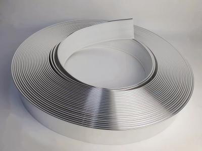 China Custom Aluminum Trim Cap Coil Hand Bending Brushed Gold Silver 68mm-93mm for sale