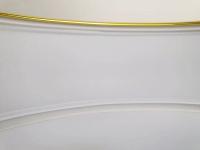 China Chinaron Hand Bending Aluminum Trim Cap 68mm 70mm 76mm 93mm for Channel Letter Brushed Mirror Gold for sale