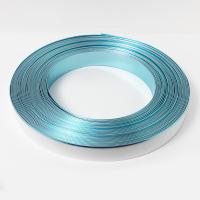 China Aluminum Flat Channel Letter Trim Cap One Side Edge 0.6mm 50m Roll Sign Making for sale